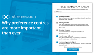 Preference Centres | Use Cases & Examples | Xtremepush